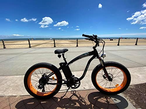 ECOTRIC Electric Bike 26" Fat Tire 750W Electric Bicycles 48V 13AH Removable Large Battery Beach Snow Mountain E-Bike for Adults UL Certified with Dual Shock Absorber & Shimano 7-Speed