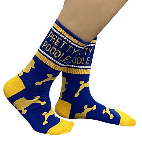 JXGZSO Pretty Poodle Socks SGRHO Sorority Sister Gift (Pretty Poodle 2 pairs)