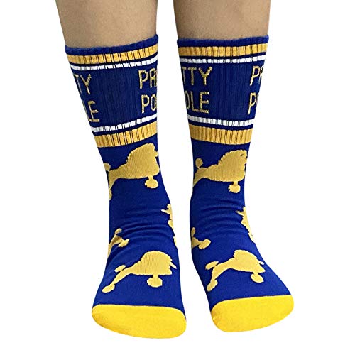 JXGZSO Pretty Poodle Socks SGRHO Sorority Sister Gift (Pretty Poodle 2 pairs)