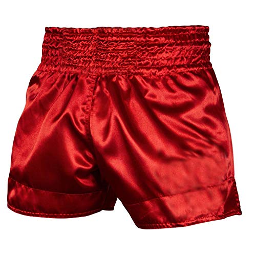 Roar Muay Thai Shorts MMA Gym Boxing Fighting UFC Trunks Kick Martial Arts Gear (Red, Large)