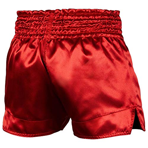 Roar Muay Thai Shorts MMA Gym Boxing Fighting UFC Trunks Kick Martial Arts Gear (Red, Large)