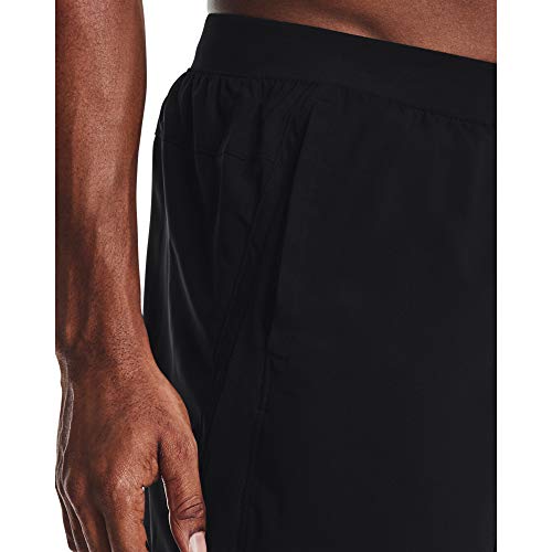 Under Armour mens Launch Run 7-inch Shorts , Black/Reflective , Small