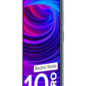 redmi Xiaomi Note 10 Pro 4G Volte 128GB + 6GB Factory Unlocked 6.67" 64MP Quad Camera Night Mode (not Verizon Sprint Boost Cricket) (w/Fast Car Charger Bundle) (Glacial Blue)