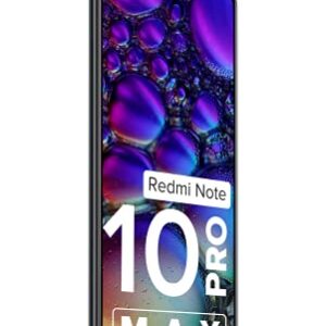 redmi Xiaomi Note 10 Pro MAX 4G Volte 128GB + 6GB Factory Unlocked 6.67" 108MP Quad Camera Night Mode (not Verizon Sprint Boost Cricket) (w/Fast Car Charger Bundle) (Dark Night)