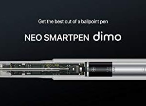 Neo Smartpen dimo Bluetooth Digital Pen with 2 GB Internal Memory Digitize Handwriting for iOS and Android, Compatible with Neo Studio App and Neo Notebooks - Black