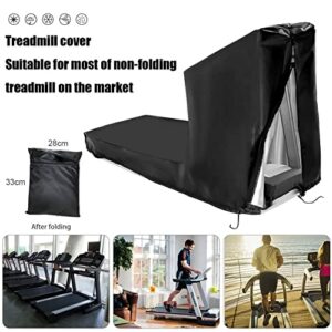 Rilime Treadmill Cover, Waterproof Running Machine Protective Cover, Dustproof Treadmill Covers with Zipper for Home Gym Indoor Outdoor(81”L x 37”W x 67”H)