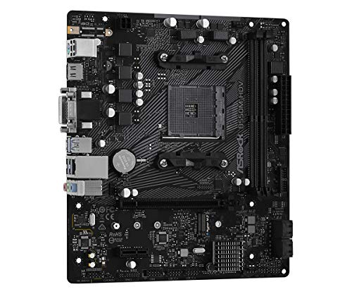 ASRock B550M-HDV Supports 3rd Gen AMD AM4 Ryzen™ / Future AMD Ryzen™ Processors Motherboard