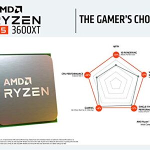 AMD Ryzen 5 3600XT 6-core, 12-threads unlocked desktop processor with Wraith Spire cooler