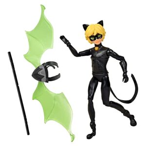 miraculous ladybug cat noir's battle gear doll