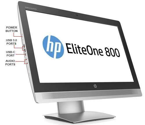 HP EliteOne 800 G2 23 FHD All in One PC - Intel Core i5-6500 3.2GHz 16GB 256GB SSD DVD Webcam WiFi Windows 10 Pro (Renewed)