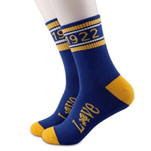 g2tup 2 pairs 1922 poodles gamma rho sgrho gifts black greek sorority big little socks (2 pairs/set, mid calf)