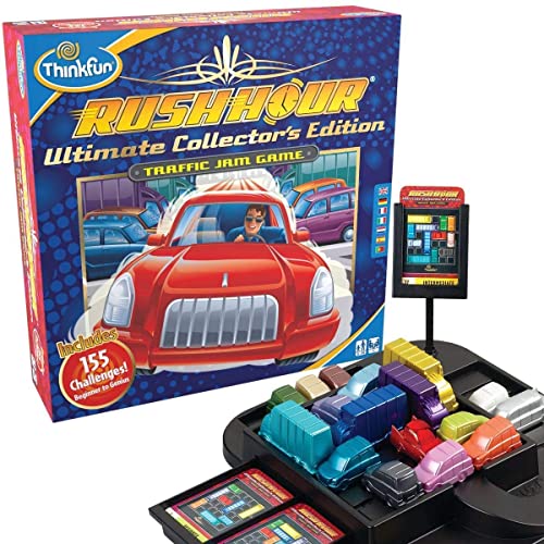 ThinkFun Rush Hour Ultimate Collector’s Edition – Escape Gridlock in Style for Ages 8 and Up