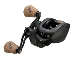 13 fishing - concept a2 - low-profile baitcast fishing reel - 8.3:1 gear ratio - right hand retrieve (fresh+salt) - a2-8.3-rh , black