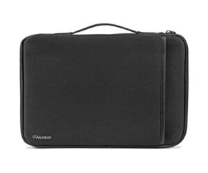 aluratek universal 14" laptop, macbook, chromebook, tablet sleeve with handle (als14f)