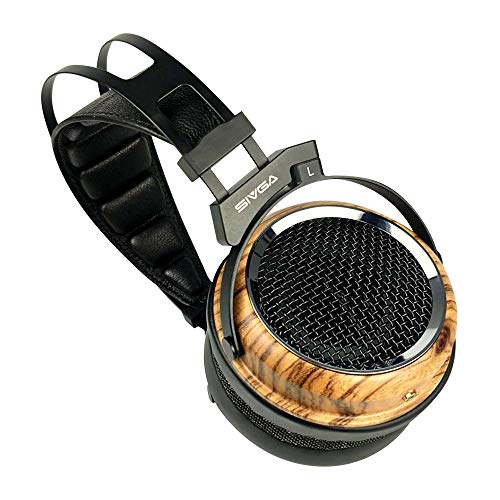 SIVGA Phoenix 50MM Polycarbonate Film Zebrano Headphone