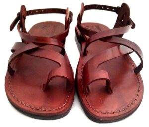 men's classic leather sandals jesus (numeric_10) eu44