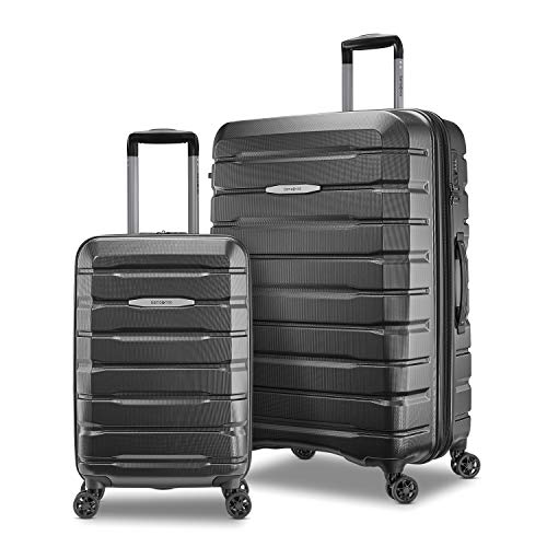 Samsonite Tech 2.0 Hardside Expandable Luggage with Spinner Wheels, Dark Grey, 2-Piece Set (21/27)