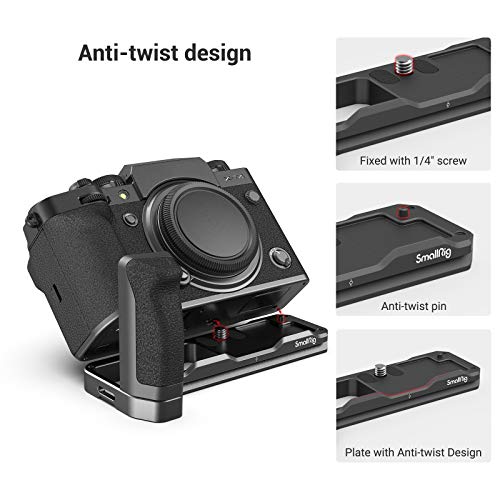 SmallRig L-Shape Grip for FUJIFILM X-T4 Camera Built in Swiss Plate for Arca - LCF2813