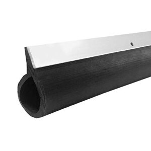 fire rated/aluminum door sweep with neoprene rubber extrusion #739 (48")