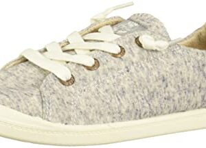 Roxy womens Rory Slip on Shoe Sneaker, Heather Grey, 9 US