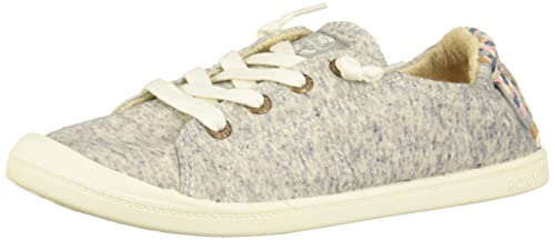 Roxy womens Rory Slip on Shoe Sneaker, Heather Grey, 9 US