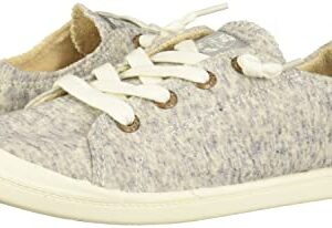 Roxy womens Rory Slip on Shoe Sneaker, Heather Grey, 9 US