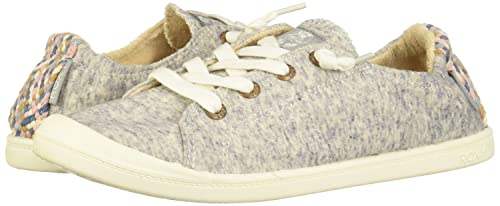 Roxy womens Rory Slip on Shoe Sneaker, Heather Grey, 9 US