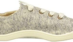 Roxy womens Rory Slip on Shoe Sneaker, Heather Grey, 9 US