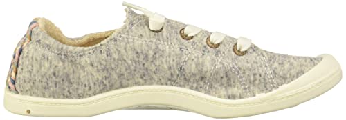 Roxy womens Rory Slip on Shoe Sneaker, Heather Grey, 9 US