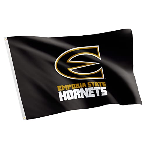 Desert Cactus Emporia State University Hornets ESU Flags Banners 100% Polyester Indoor Outdoor 3x5 (Style 1)