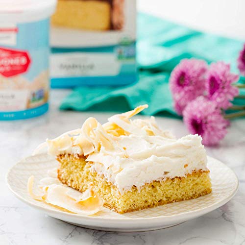 Miss Jones Baking Organic Yellow Cake and Cupcake Mix Bundled with Butter Cream Frosting - (Vanilla)