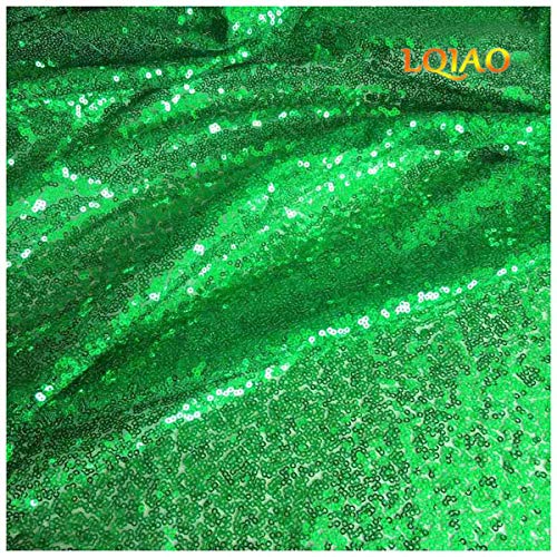 Sequin Backdrop 8FTx2FT Apple Green Curtain Panels Sequin Fabric Photography Background Wedding Photo Booth Backdrop Birthday Baby Shower Glitter Curtain for Women Girls Party DIY