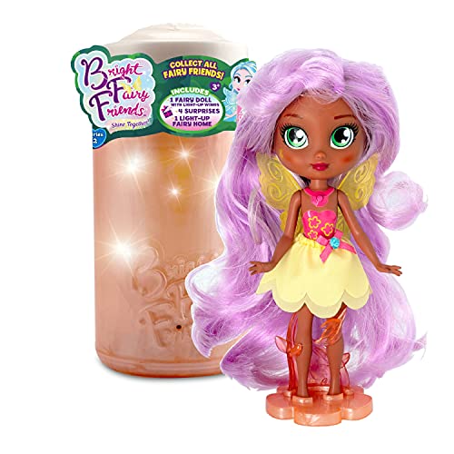 Bright Fairy Friends BFF Doll with Night Light & Multi-Colored Fairy Lights | Collectible Dolls for Girls Age 3