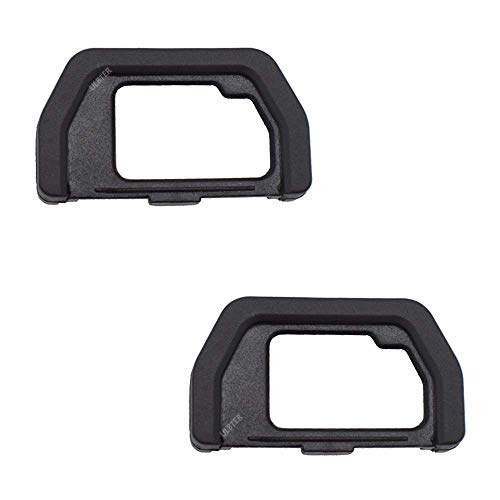 EP-15 Eyepiece Eyecup Viewfinder Eye Cup for Olympus OM-D E-M10 Mark II III/E-M5 Mark II Silver/Black Digital Cameras (2-Pack), ULBTER Viewfinder Eye Cup Cover EM5 EM10 MarkII MarkIII