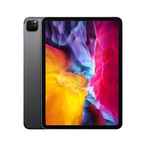 2020 apple ipad pro 2nd gen (11 inch, wi-fi + cellular, 256gb) space gray (renewed)