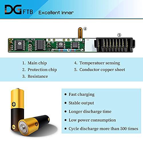 DGTECH 300769-003 Black Battery Replacement for Bose Sounddock Portable Digital Music System SoundLink Air 300769-001 300769-002 300769-004 300770-001 Series 4ICR19/66 (16.8V 32WH/2200MAH)