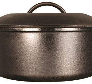 Lodge 5 Quart Cast Iron Dutch Oven. Pre-Seasoned Pot with Lid and Dual Loop Handle & Etekcity Food Scale, Digital Kitchen Weight Grams and Ounces for Baking and Cooking, Small, 304 Stainless Steel