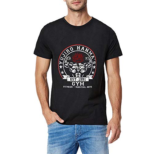 Yujiro Hanma Baki Mens Casual Blouse Tops T-Shirt Tees