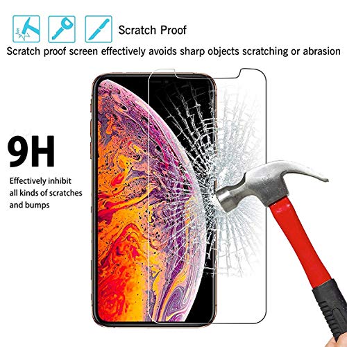 YZKJSZ Case for Oppo Reno 6 Pro 5G Cover + Screen Protector Tempered Glass Protective Film - Soft Gel Black TPU Silicone Protection Case for Oppo Reno 6 Pro 5G (6.55") - OP42