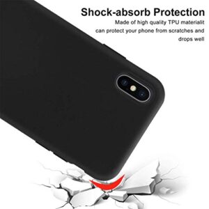 YZKJSZ Case for Oppo Reno 6 Pro 5G Cover + Screen Protector Tempered Glass Protective Film - Soft Gel Black TPU Silicone Protection Case for Oppo Reno 6 Pro 5G (6.55") - OP42