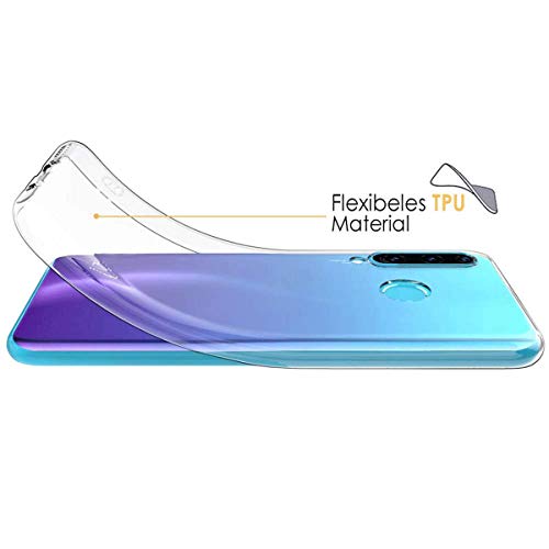 FZZSZS Case for Oppo Reno 6 Pro+ 5G + Tempered Glass Screen Protector Protective Film,Slim Transparent + Black Soft Gel TPU Silicone Protection Case Cover for Oppo Reno 6 Pro+ 5G (6.55")