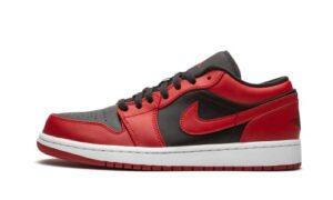 nike men's jordan 1 low sneaker, gym red, 8