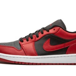 Nike Men's Jordan 1 Low Sneaker, Gym Red, 8