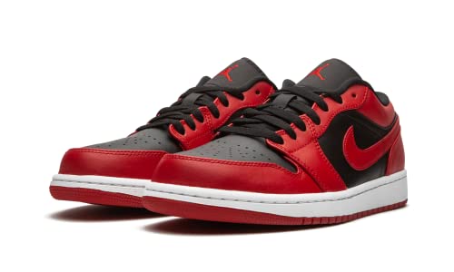 Nike Men's Jordan 1 Low Sneaker, Gym Red, 8