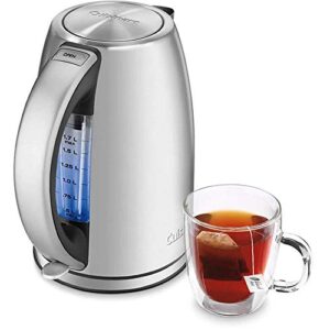 Cuisinart CPK-17P1 PerfecTemp Cordless Electric Kettle Silver 1.7 Liter