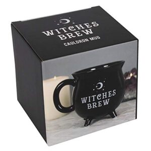 Pacific Giftware Witches Brew Black Ceramic Cauldron Mug