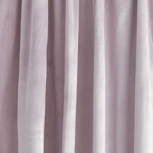 Levtex Home - Lilac Velvet Drape Panel - Window Panel with Rod Pocket - One Curtain Panel 84 inch Length - Lilac - 100% Polyester - Lined