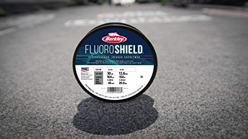 Berkley FluoroShield™, Clear, 15lb | 6.8kg, 300yd | 274m Fishing Line, Suitable for Freshwater Environments