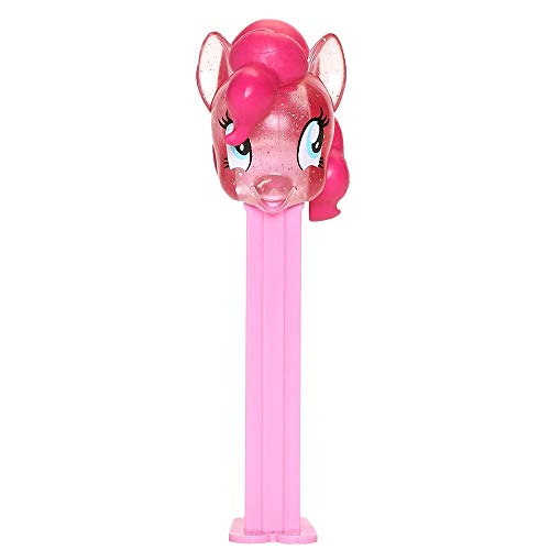 PEZ My Little Pony Candy Dispenser - Crystal Pinkie Pie With 2 Extra Candy Refills | New Crystal Design For 2020 | My Little Pony Party Favors, Grab Bags