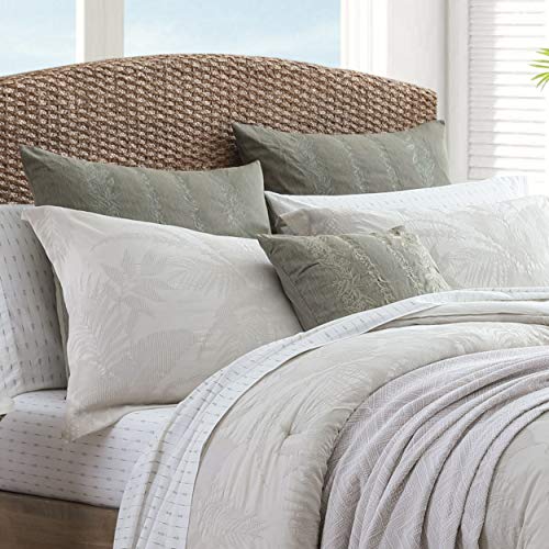 Tommy Bahama - King Comforter Set, Cotton Bedding with Matching Shams, All Season Home Decor (Abalone Beige, King)